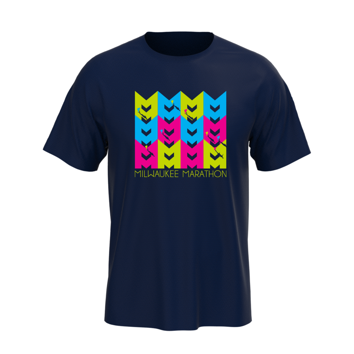 Men's Milwaukee Marathon Pattern Tee – Ventures Endurance Online Store