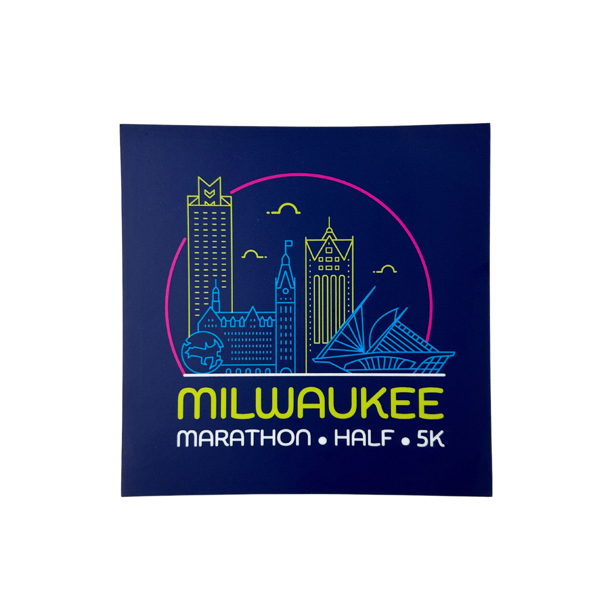 Milwaukee Marathon Vinyl Decal – Ventures Endurance Online Store