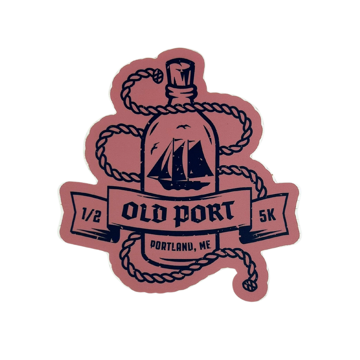 Old Port Ship in Bottle Vinyl Decal – Ventures Endurance Online Store